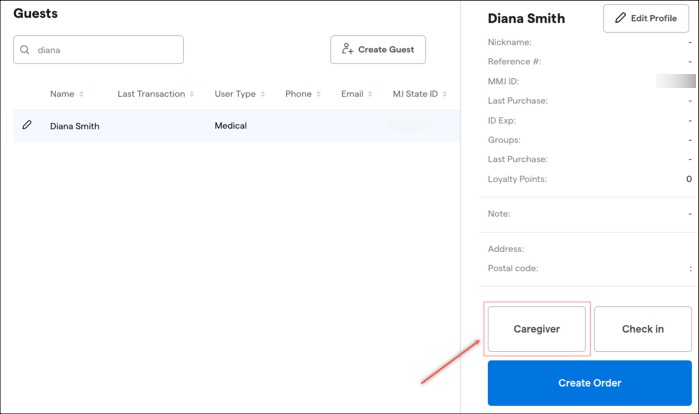Check in a caregiver at the Dutchie POS Register – Dutchie Help Center