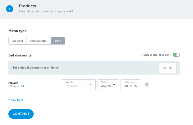 Use the Promote feature to create a special on your Dutchie E-Commerce ...