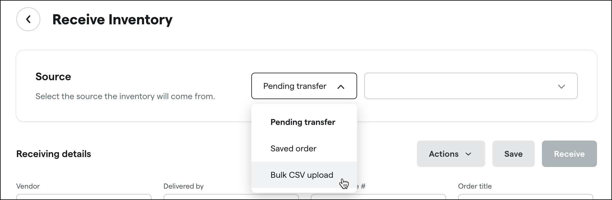 Receive inventory in Dutchie POS via bulk upload – Dutchie Help Center
