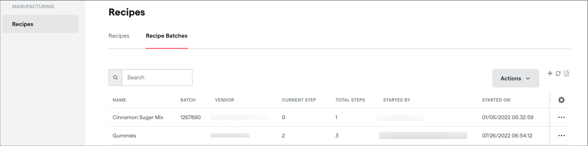 Run a recipe using recipe batches in Dutchie POS – Dutchie Help Center