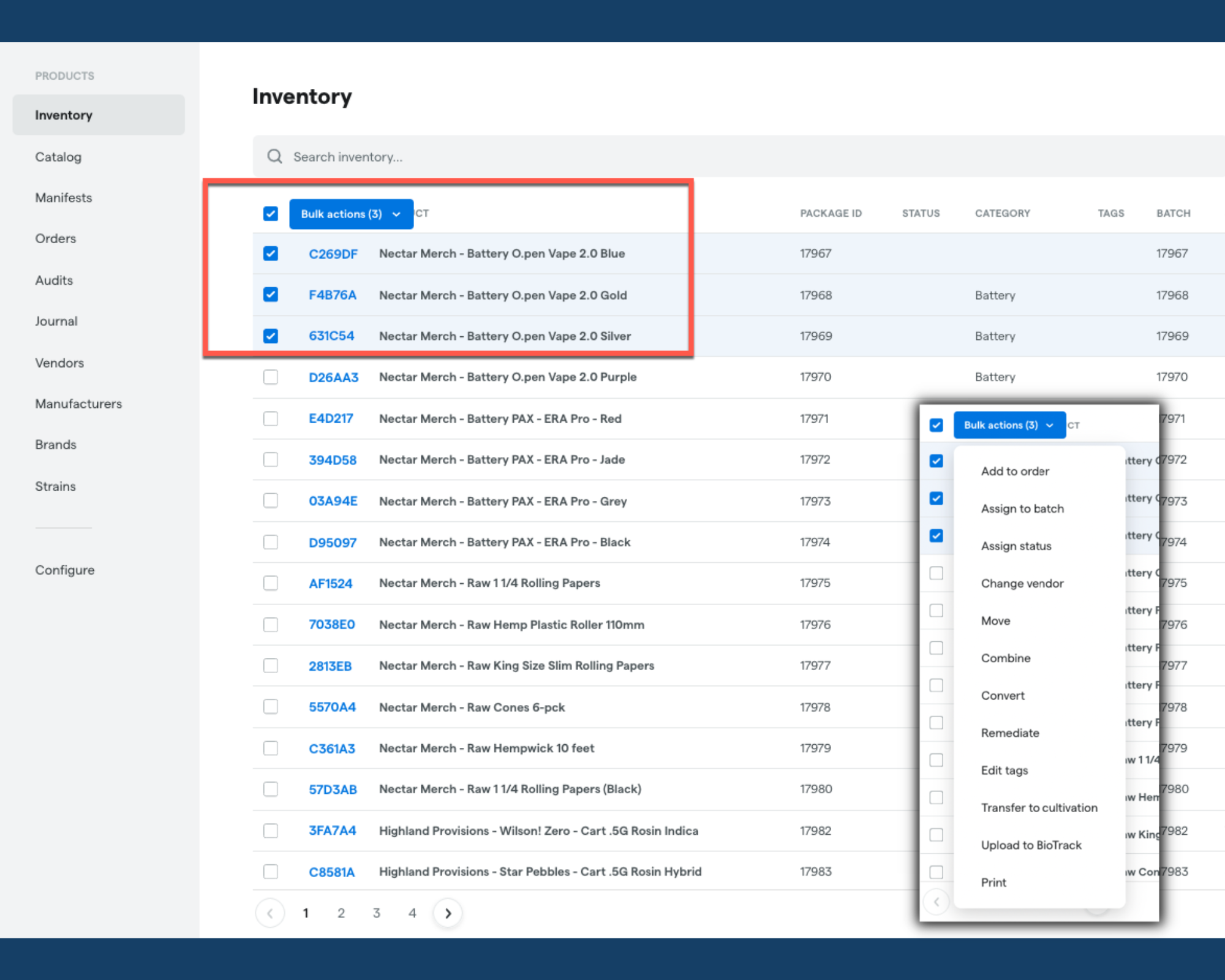 Add to order: inventory management action - Dutchie POS – Dutchie Help ...