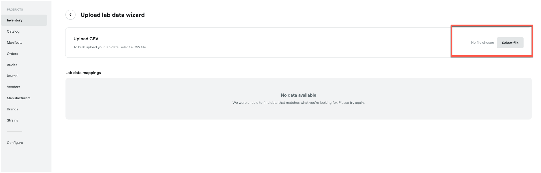 Upload lab data in bulk in Dutchie POS – Dutchie Help Center