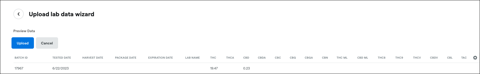 Upload lab data in bulk in Dutchie POS – Dutchie Help Center