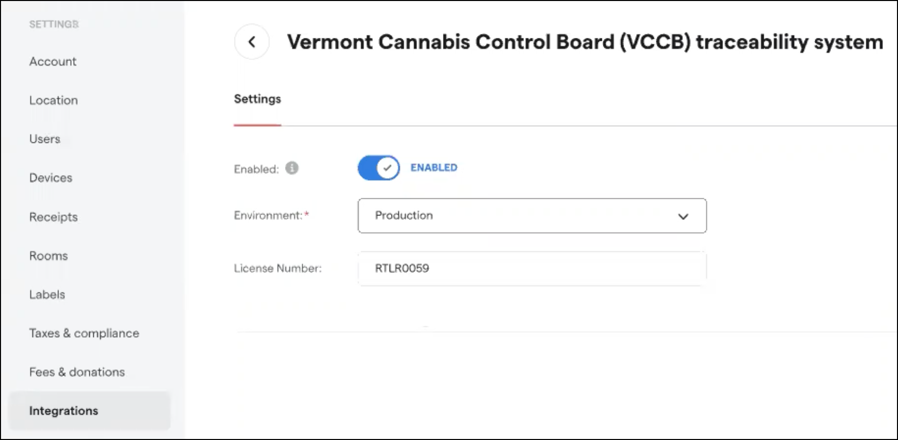 Vermont | Traceability overview - Dutchie POS – Dutchie Help Center