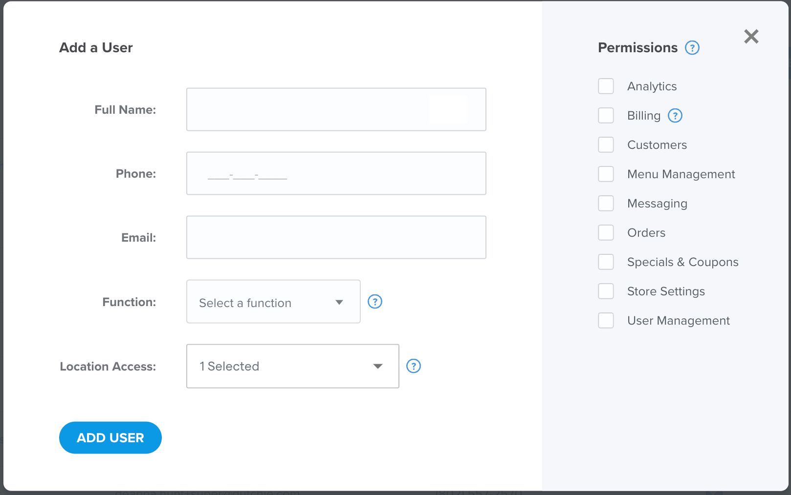 User Management: Add, edit, delete, and grant user permissions for Dutchie E-Commerce – Dutchie ...