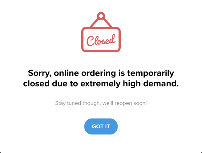 Paused Ordering in Dutchie Ecommerce – Dutchie Help Center