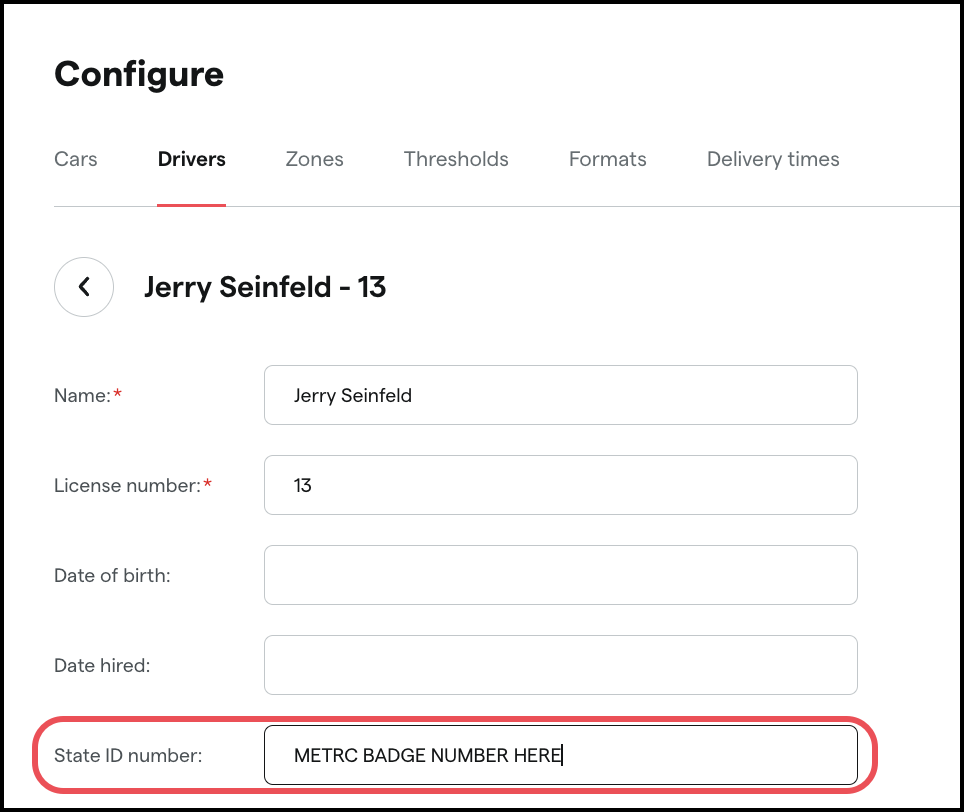 New Jersey | Metrc delivery settings and guidelines - Dutchie POS ...