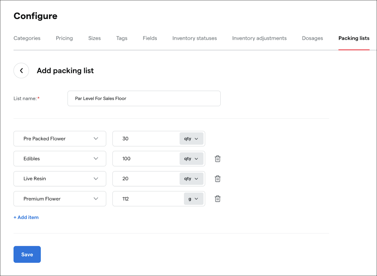 Use packing lists to restock rooms in Dutchie POS – Dutchie Help Center