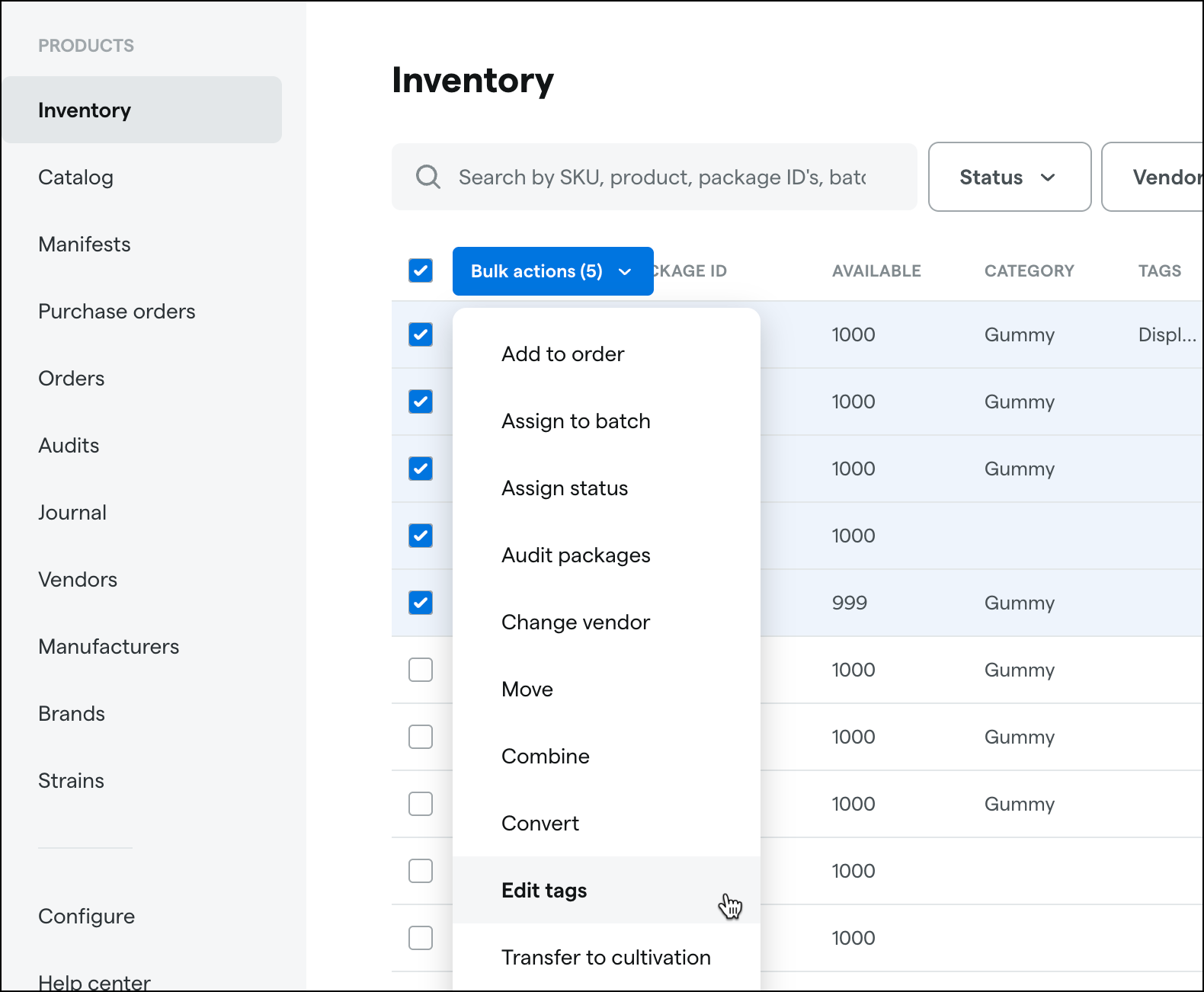 Use packing lists to restock rooms in Dutchie POS – Dutchie Help Center