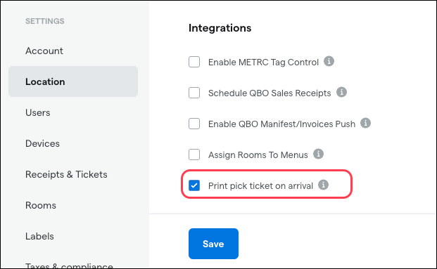 Pick ticket and automatic ticket printing settings in Dutchie POS ...