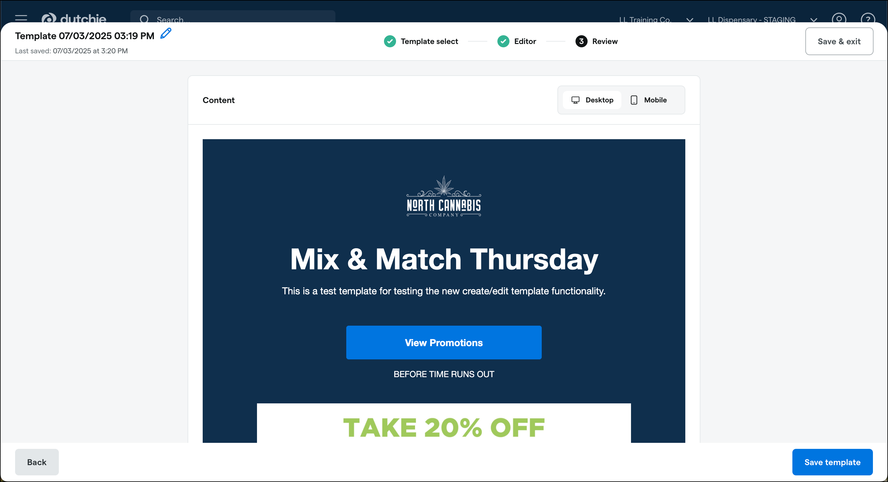 Organize Dutchie POS marketing campaigns with templates, tags, and ...