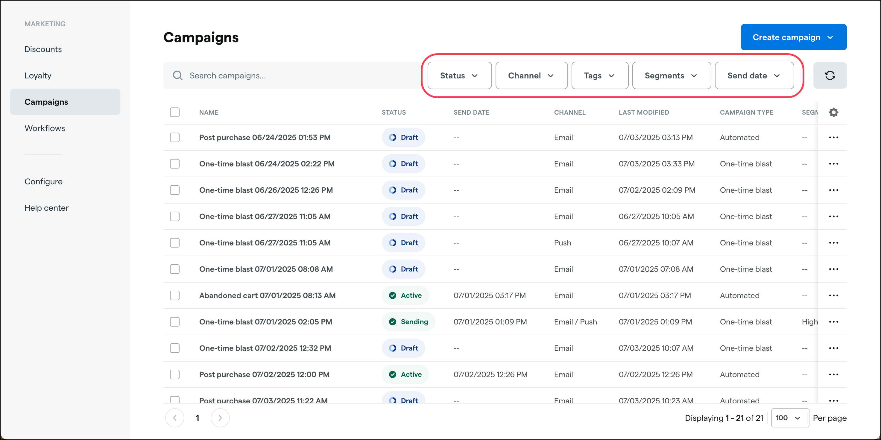 Organize Dutchie POS marketing campaigns with templates, tags, and ...