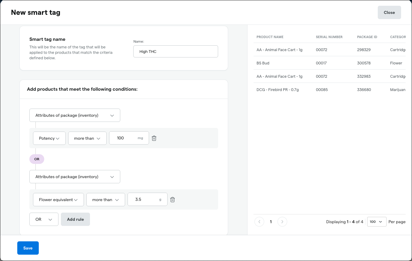 Coming Soon: Automate inventory tagging with smart tags – Dutchie Help ...