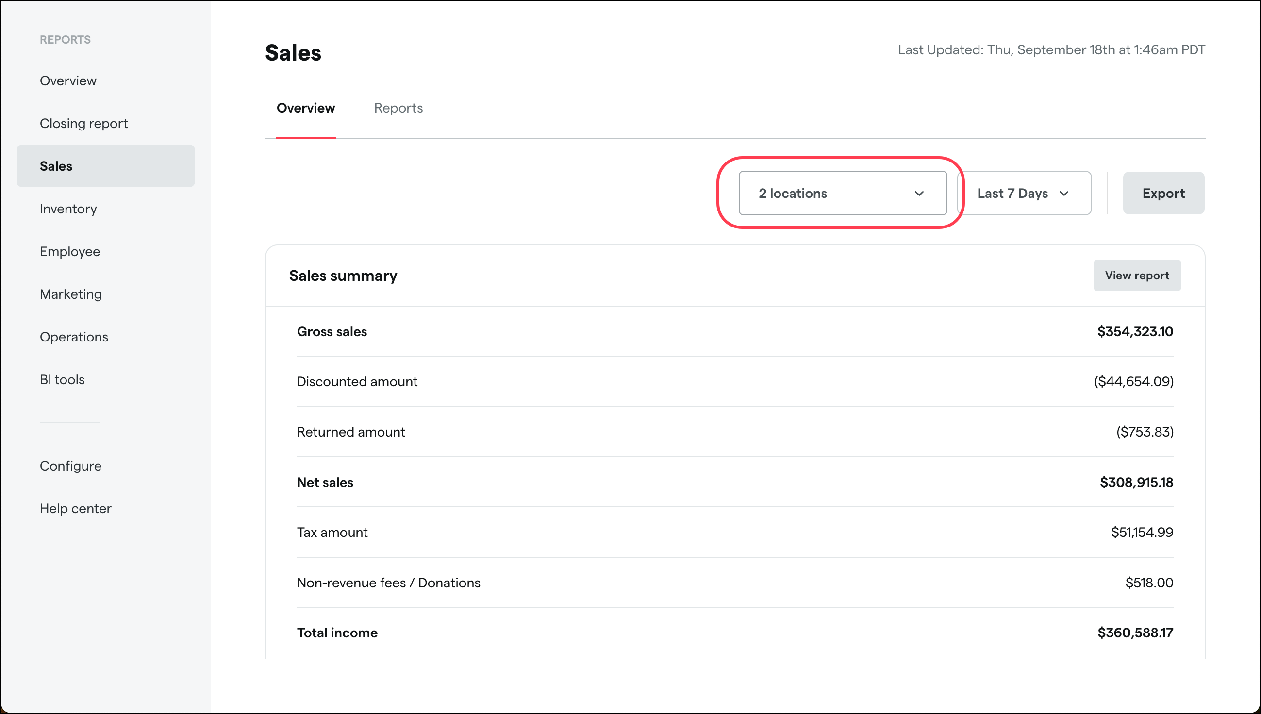 View multi-location sales reporting in Dutchie POS – Dutchie Help Center